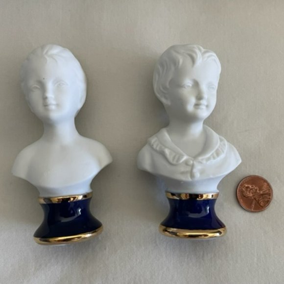 Vintage | Accents | Pair Vintage Porcelain Bisque Busts | Poshmark